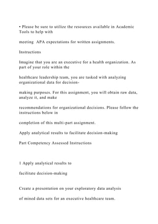 Assignment Details Unit 9 Assignment Statistical Analyses.docx