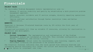Project Plan for Implementing ITIL Problem Management Module in ...