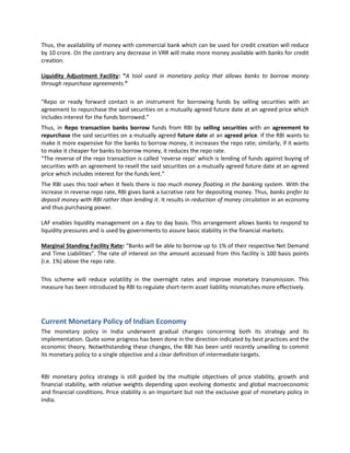 Indian Economy Variables | DOCX