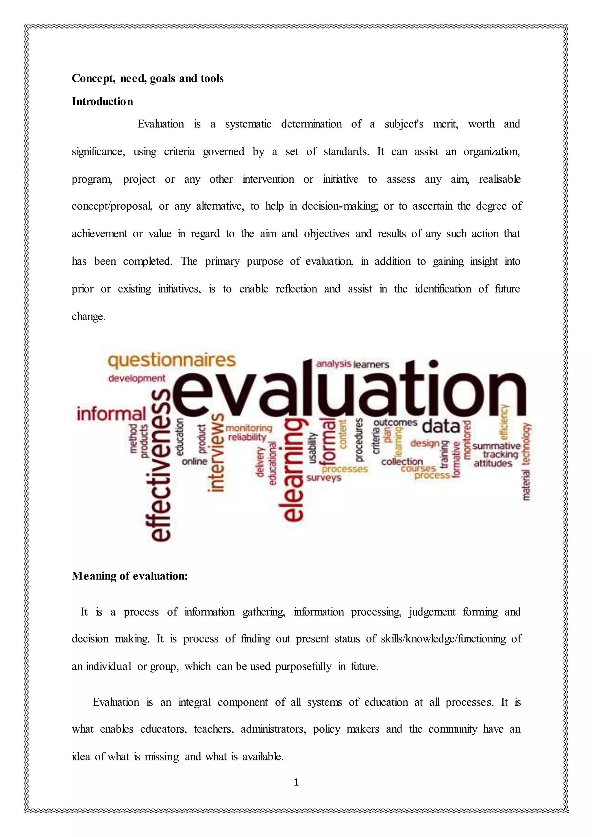 programme evaluation by priyadarshinee pradhan | DOCX