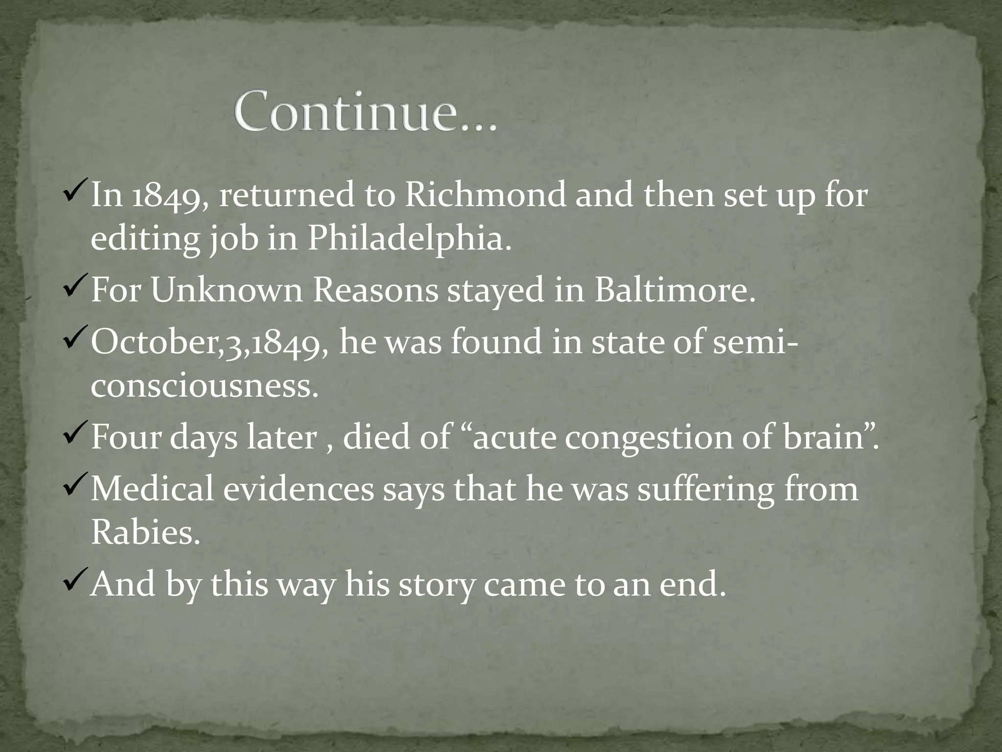 The Fall of House of Usher | PPT