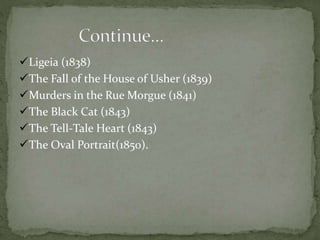 The Fall of House of Usher | PPTX