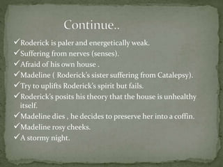 The Fall of House of Usher | PPTX | Poetry | Books and Literature