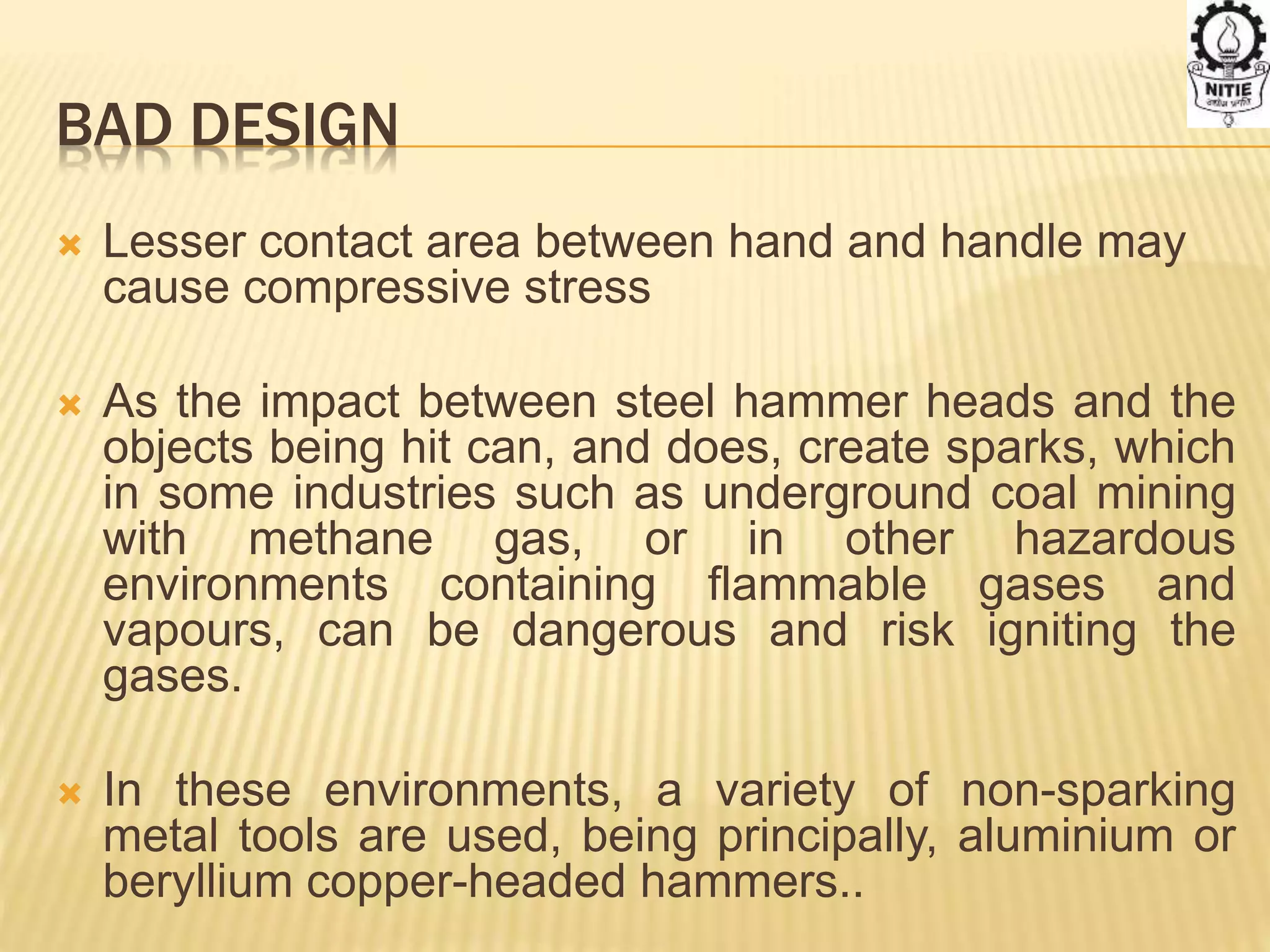 Assignment ergonomic hammer | PPTX