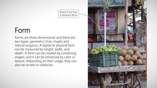 Elements and Principles of Design in Local Market | PPT