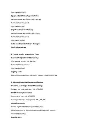 Presentation to client on Optimising service | PDF