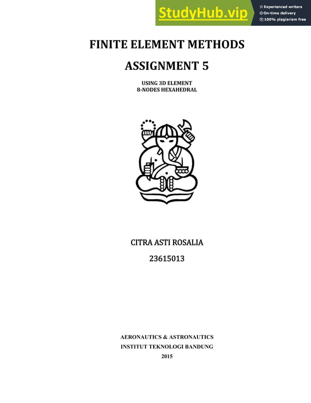 ASSIGNMENT Finite Element Method | PDF
