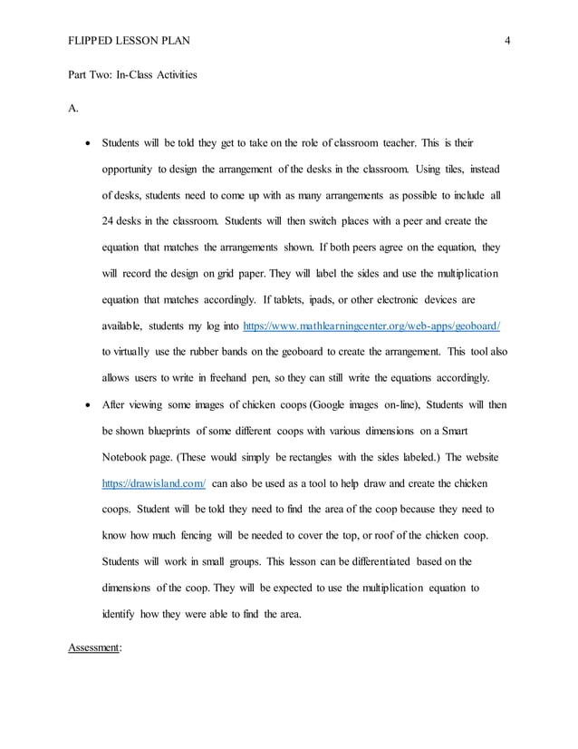 Flipped Lesson Plan | PDF