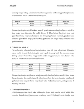 Assignment fonetik bahasa iban | DOC