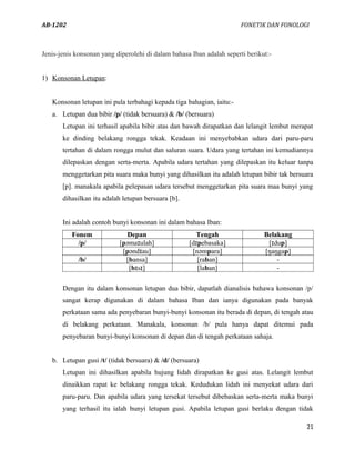 Assignment fonetik bahasa iban | DOC