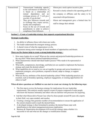 Leader redesigning nissan | PDF