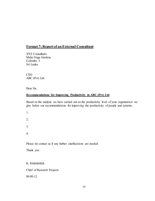 Assignment format for MBA Students | DOCX