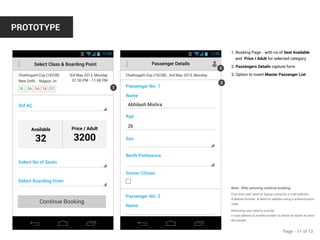 Design Assignment ( Recreation of IRCTC Booking System in Andriod ...