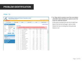 Design Assignment ( Recreation of IRCTC Booking System in Andriod ...