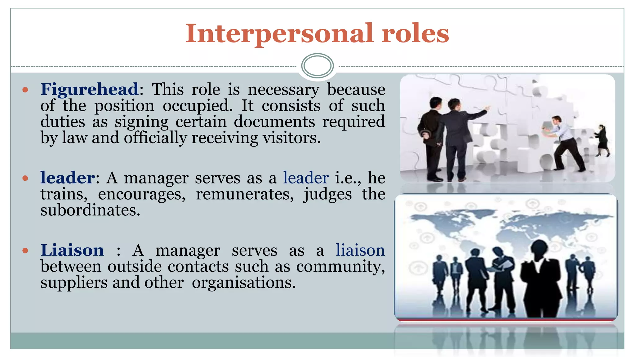 MANAGEMENT : INTRODUCTION & DEFINITION ,MANAGERIAL ROLES | PPT
