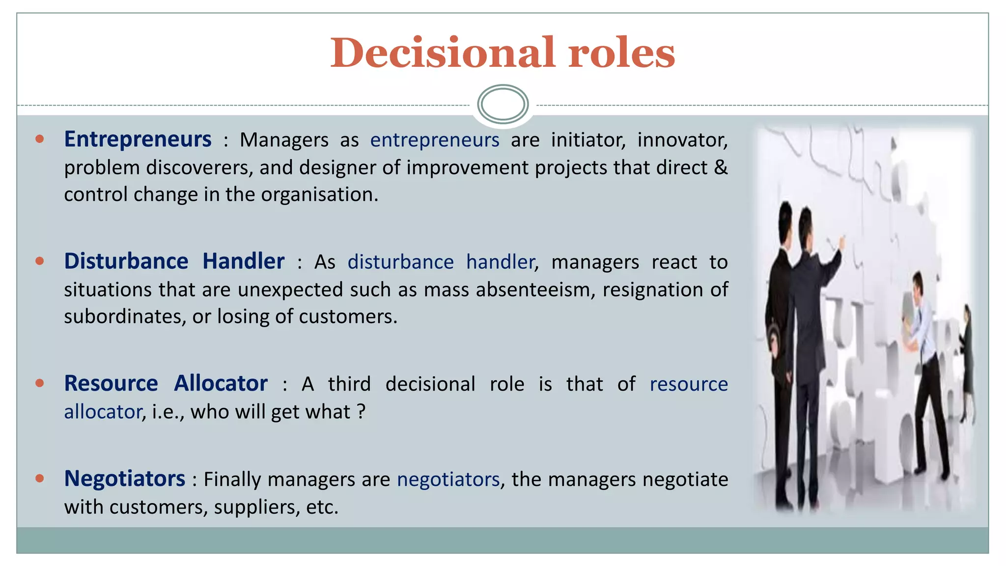 MANAGEMENT : INTRODUCTION & DEFINITION ,MANAGERIAL ROLES | PPT