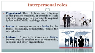 MANAGEMENT : INTRODUCTION & DEFINITION ,MANAGERIAL ROLES | PPT