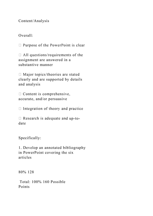 Assignment Grading Rubric Course GB590 Unit 6 .docx