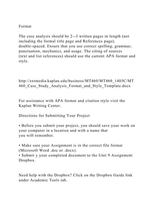 Assignment Grading Rubric Course MT460 Uni.docx