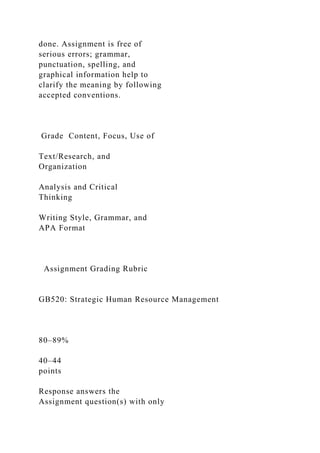 Assignment Grading Rubric GB520 Strategic Human Re.docx