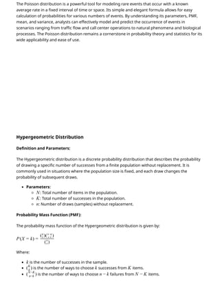 Everything about Special Discrete Distributions | PDF