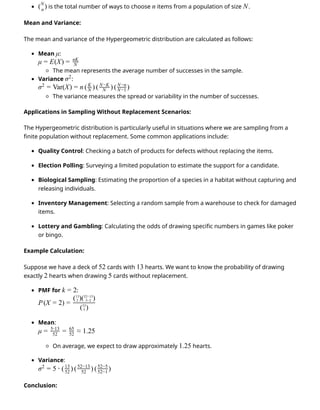 Everything about Special Discrete Distributions | PDF