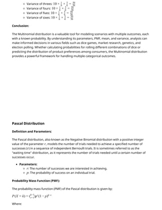 Everything about Special Discrete Distributions | PDF