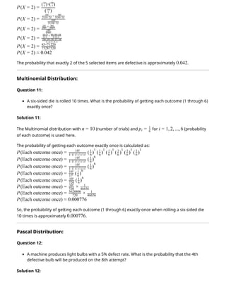 Everything about Special Discrete Distributions | PDF
