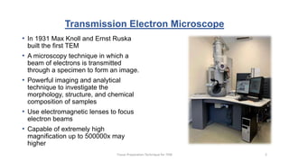 (Assignment Group 02) Histology Tissue preparation technique for TEM.ppt