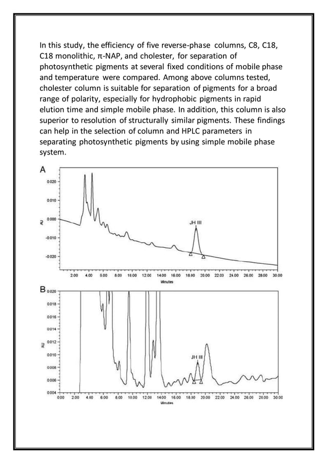 HPLC Technique In Pharmacognosy | DOCX | Chemistry | Science