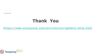 Assignment help | PPT