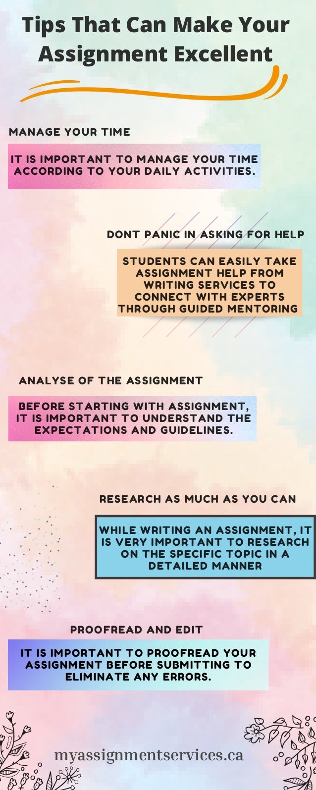Tips That Can Make Your Assignment Excellent | PDF