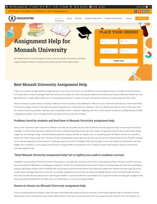 Quick and Reliable Assignment Help for Monash University | PDF