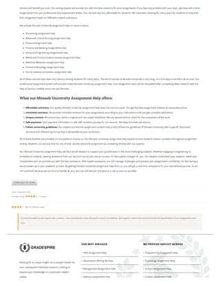 Quick and Reliable Assignment Help for Monash University | PDF