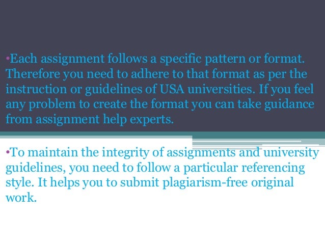 Assignment Help USA: Important Facts About The Assignment | PPTX
