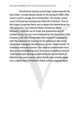 History about the Dutch East India on the Banda Island | PDF