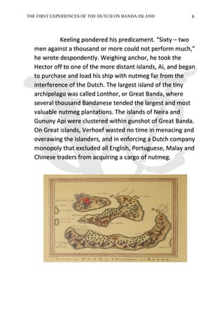 History about the Dutch East India on the Banda Island | PDF