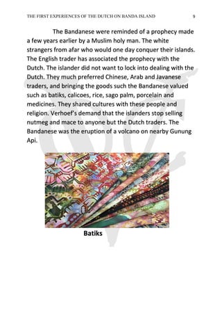 History about the Dutch East India on the Banda Island | PDF