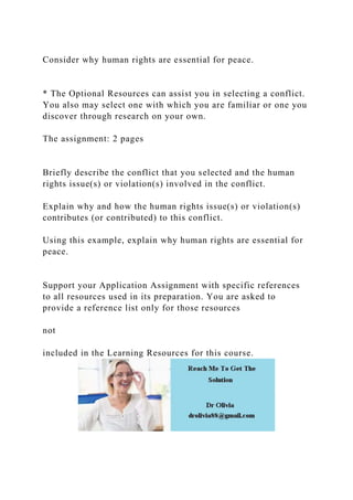 Assignment Human RightsPeacebuilding can be successful only.docx