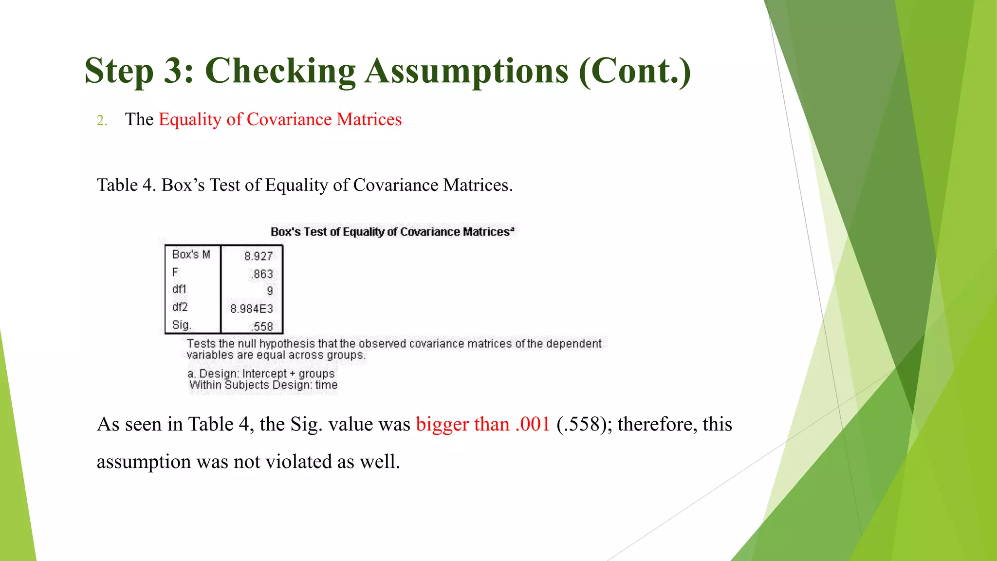 Mixed between-within groups ANOVA | PPT