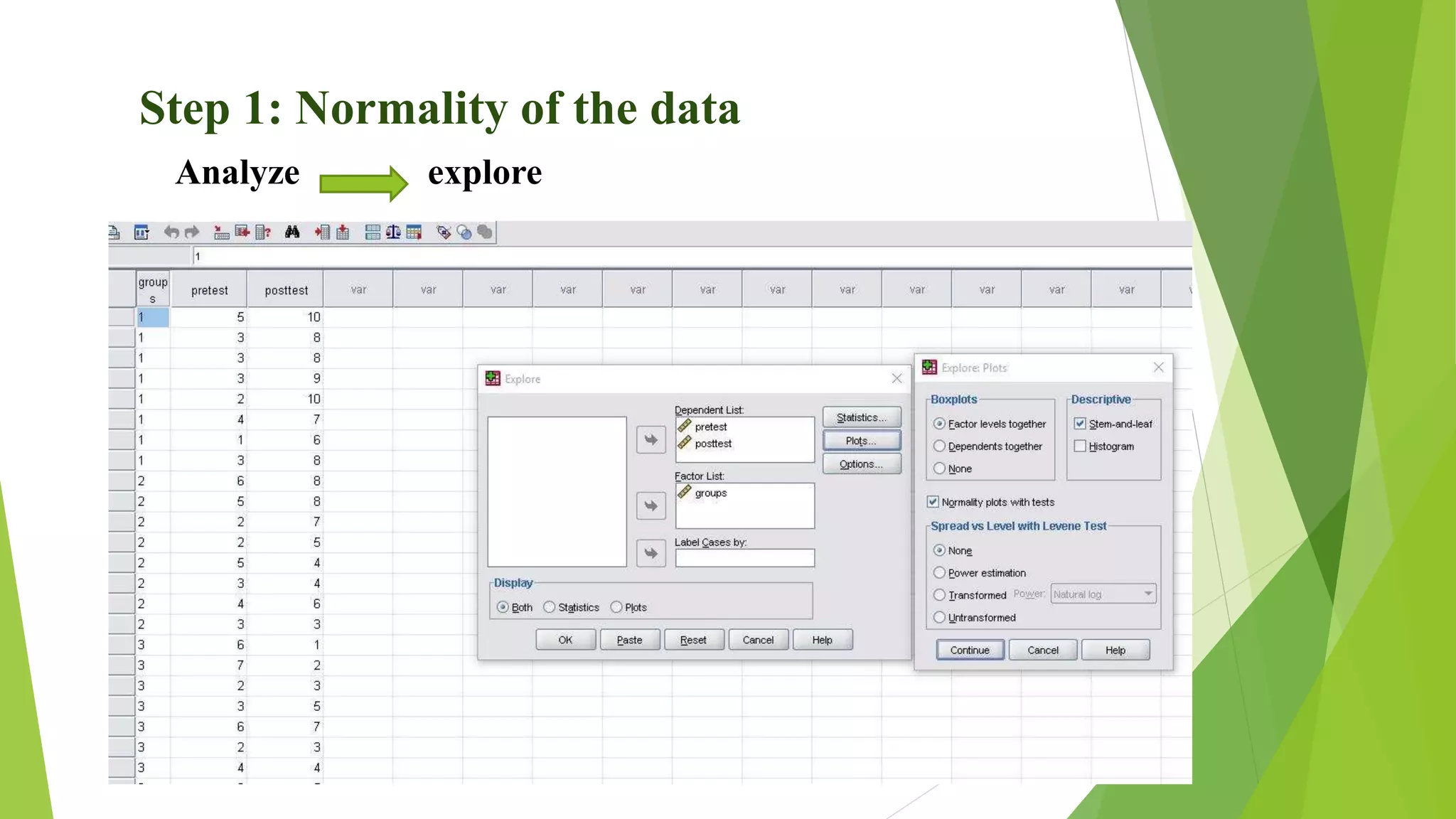 Mixed between-within groups ANOVA | PPT