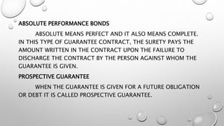 kinds of guarantee | PPTX