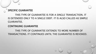 kinds of guarantee | PPT