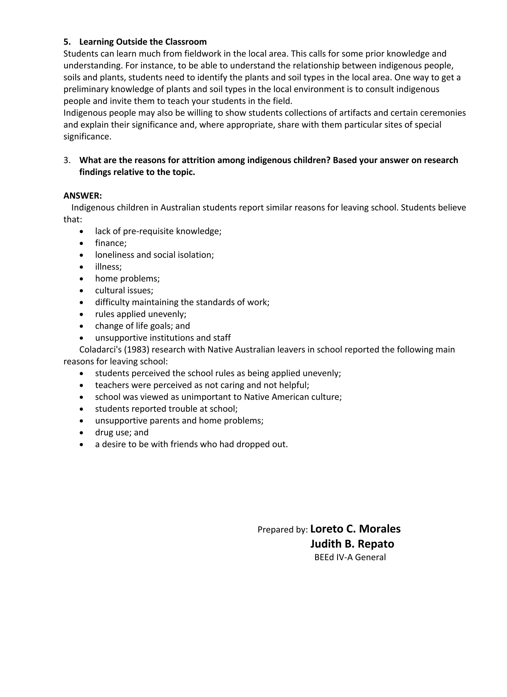 Assignment in ALS | DOC