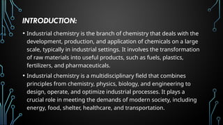 ASSIGNMENT INDUSTRIAL chemistry explained | PPTX