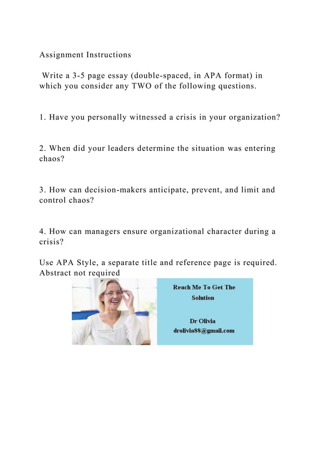 Assignment Instructions Write a 3-5 page essay (double-spaced, i.docx