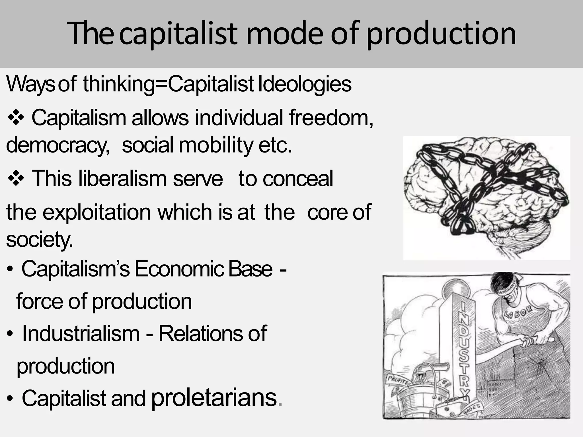 karl marx historial materialism, alienation, mode of production, class ...