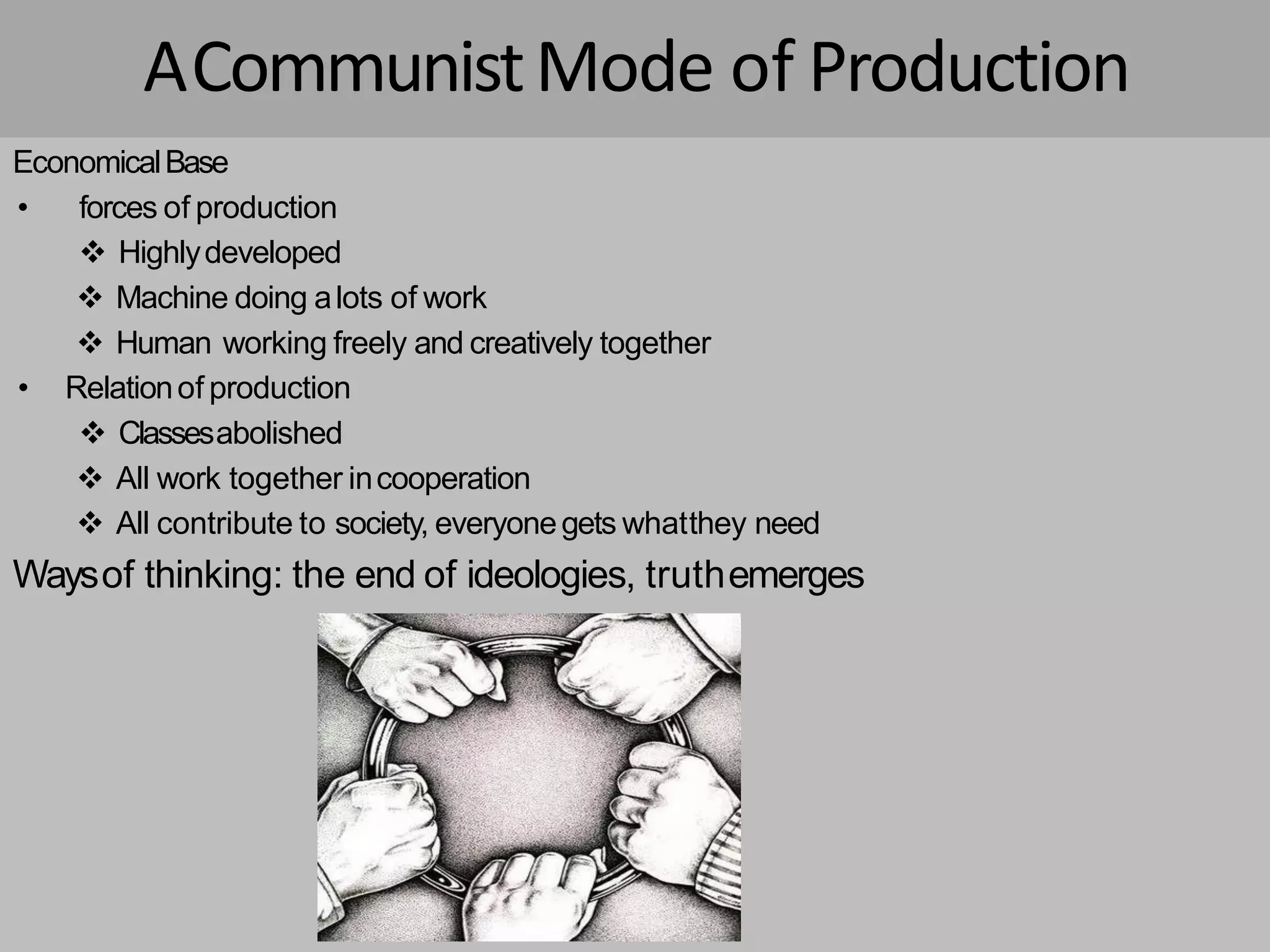 karl marx historial materialism, alienation, mode of production, class ...