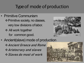 karl marx historial materialism, alienation, mode of production, class ...