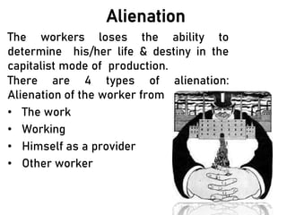 karl marx historial materialism, alienation, mode of production, class ...